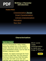 Five Methods of Characterization | PDF