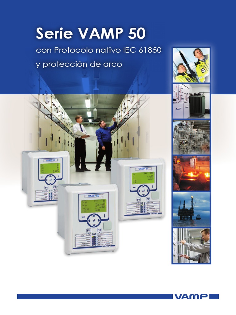 Setrie Vamp 50 Manuales | PDF | Relé | Corriente eléctrica