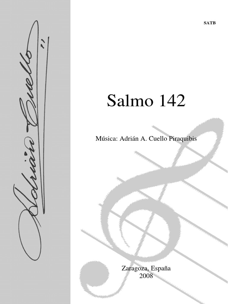 Salmo 142 SATB PDF | PDF