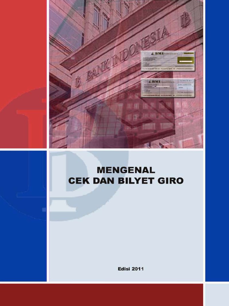 Mengenal Cek Dan Bilyet Giro Bank Indonesia | PDF | Pengelolaan ...