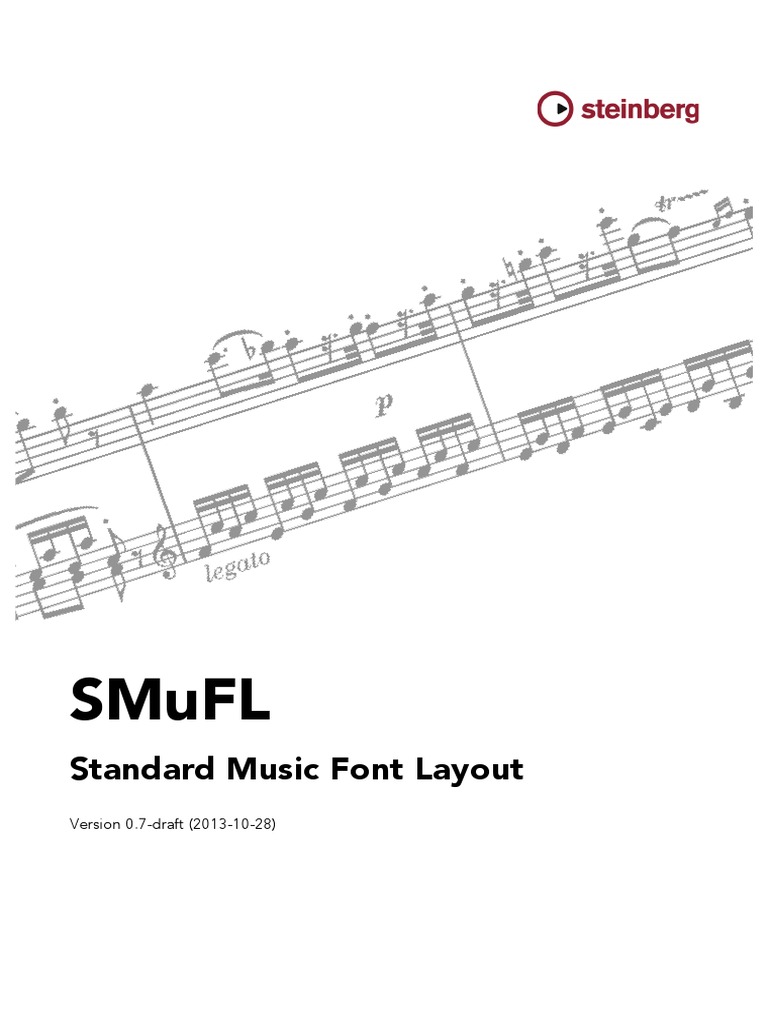 Smufl 0.7 Draft | PDF | Typefaces | Musical Notation