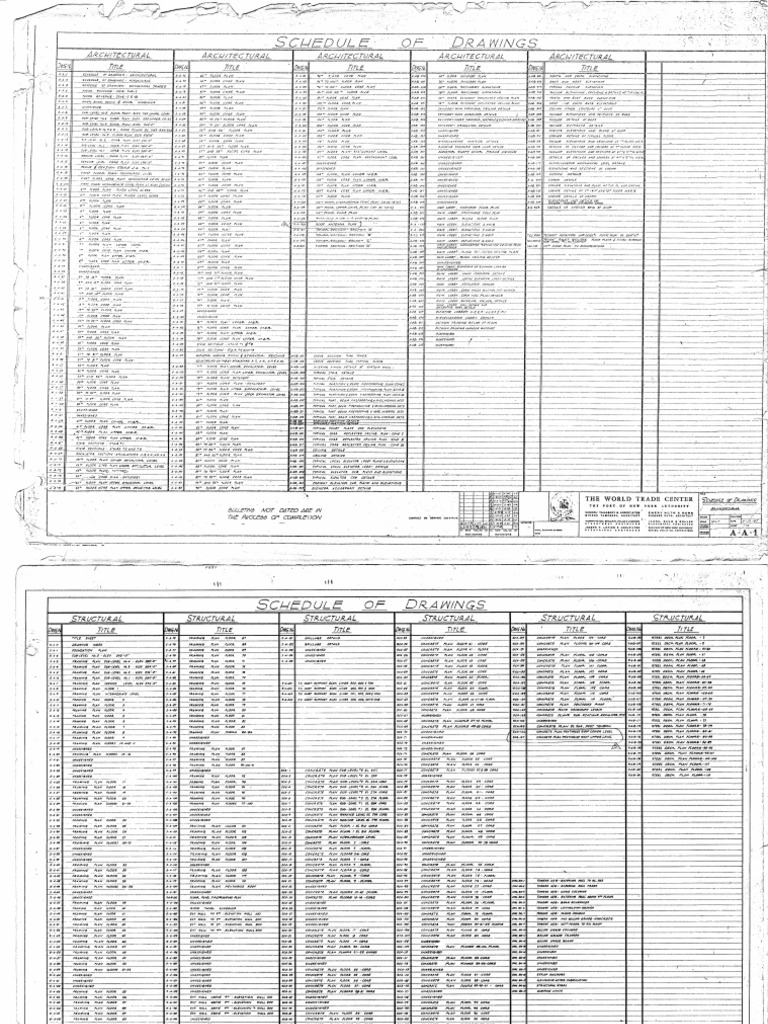 World Trade Center Blueprints | PDF