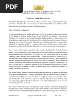 Traffic Signal Warrant Analysis Guide | PDF | Pedestrian Crossing | Traffic