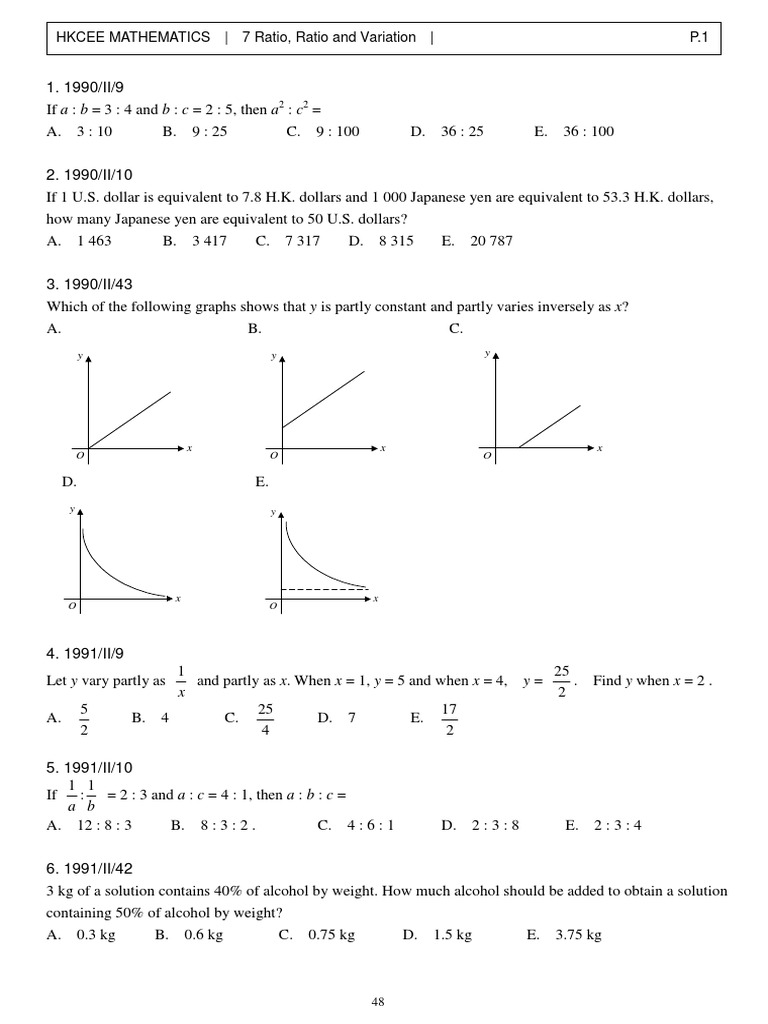 Maths 7 | PDF | Integer | Euro