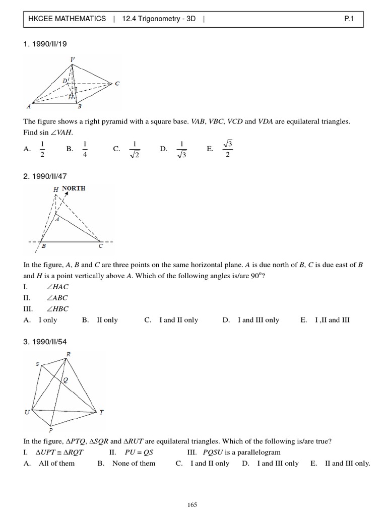 Maths 12 4 | PDF | Trigonometric Functions | Sine