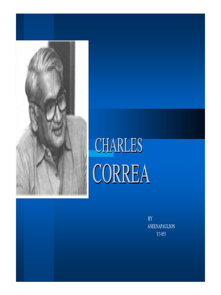Charles Correa - His Works | PDF | Roof | Wall