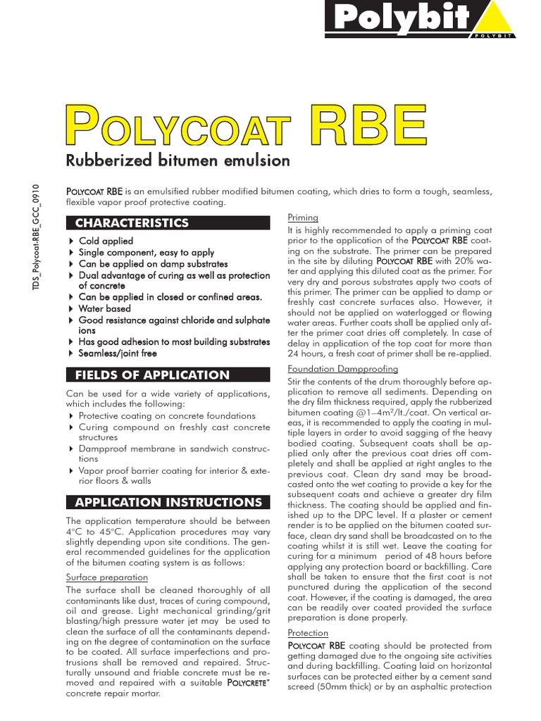 POLYCOAT_RBE | Asphalt | Concrete