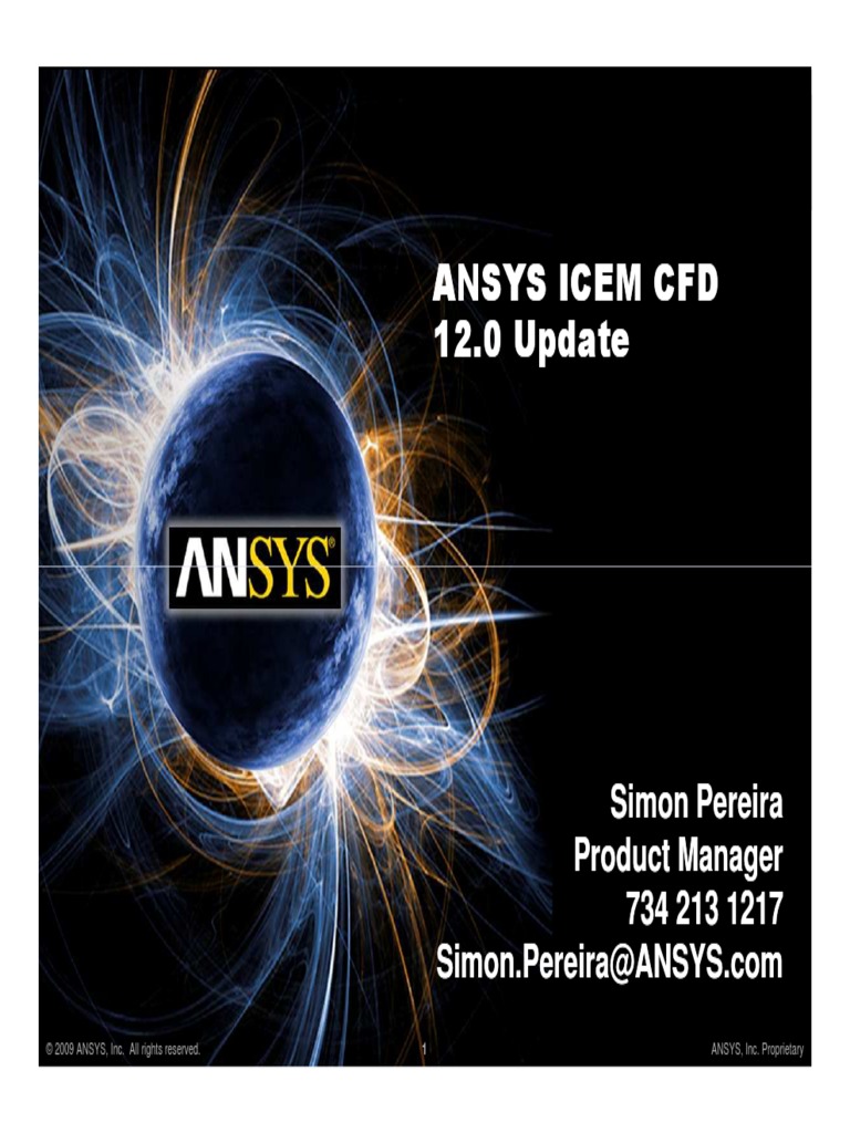ANSYS ICEM CFD 12.0 Update | Computational Fluid Dynamics | Computer Aided Design