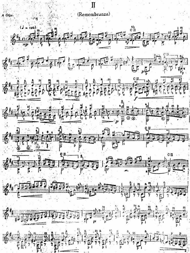 Andres Segovia Remembranza | PDF