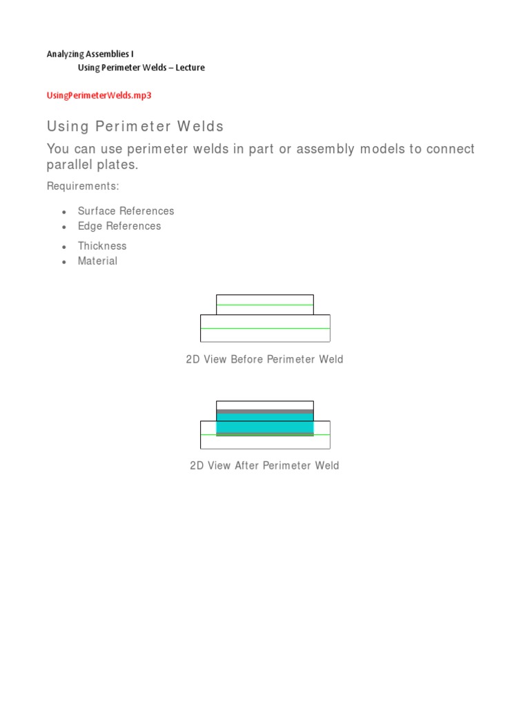 129 - Using Perimeter Welds | PDF | Dialog Box | Welding