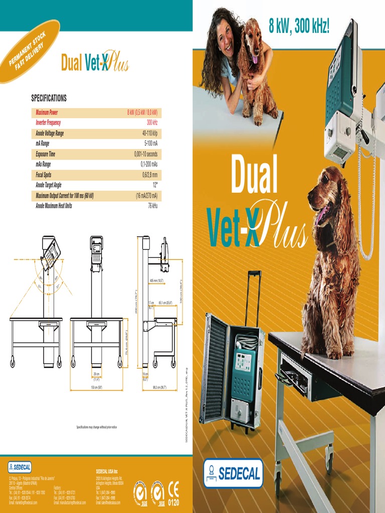 DUAL VET X-Plus - Eng | PDF | X Ray | Manufactured Goods