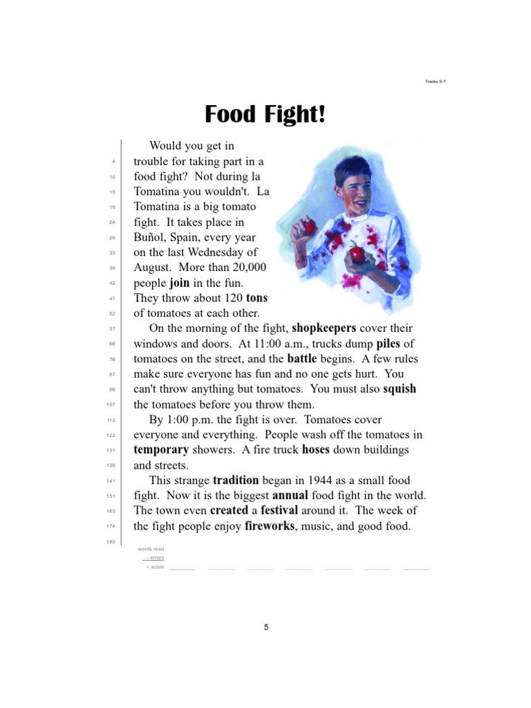 La Tomatina: World's Biggest Food Fight | PDF
