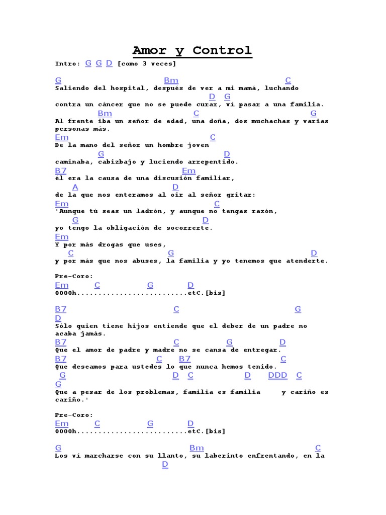 Amor y Control | PDF