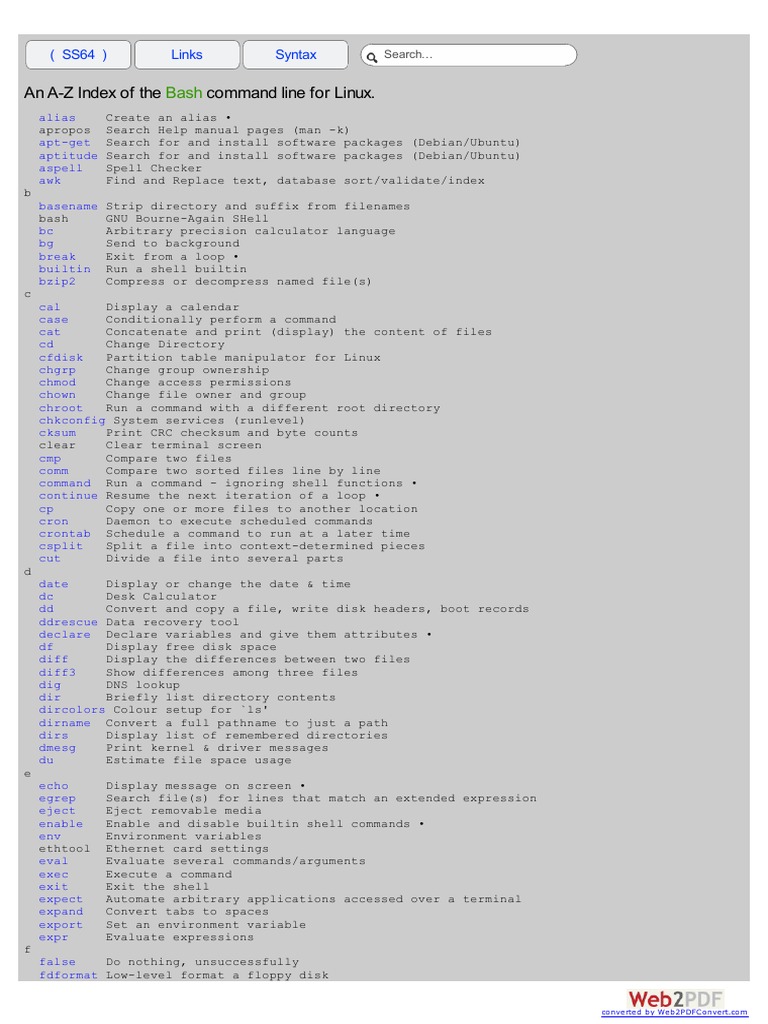 ss64 Com | PDF | File System | Computer File