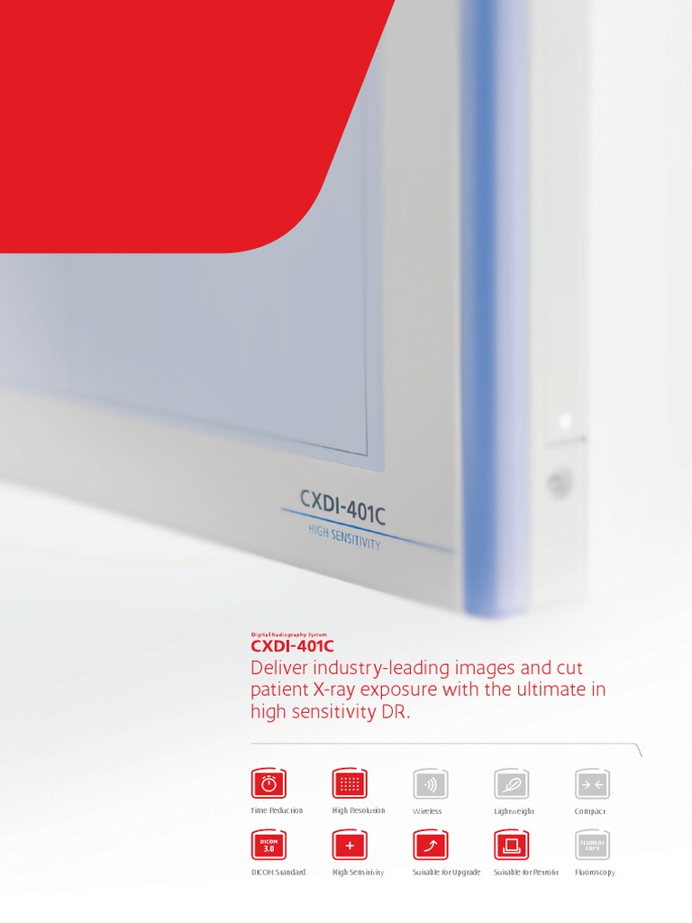 Brochure CXDI 401C | PDF | Medical Imaging | Imaging
