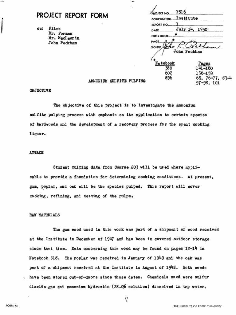 Ammonium Sulfite | PDF | Bleach | Pulp (Paper)