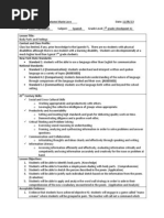 Spanish - Checkpoint A Lesson Plan - Transportation | PDF | Reading ...