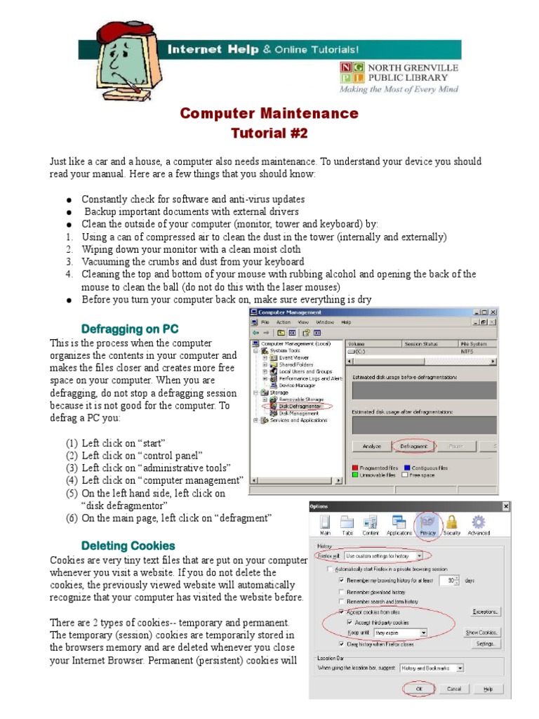 Computer Maintenance: Tutorial #2 | Download Free PDF | Http Cookie ...