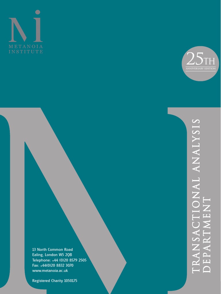 Transactional Analysis Training Courses | PDF | Psychotherapy ...