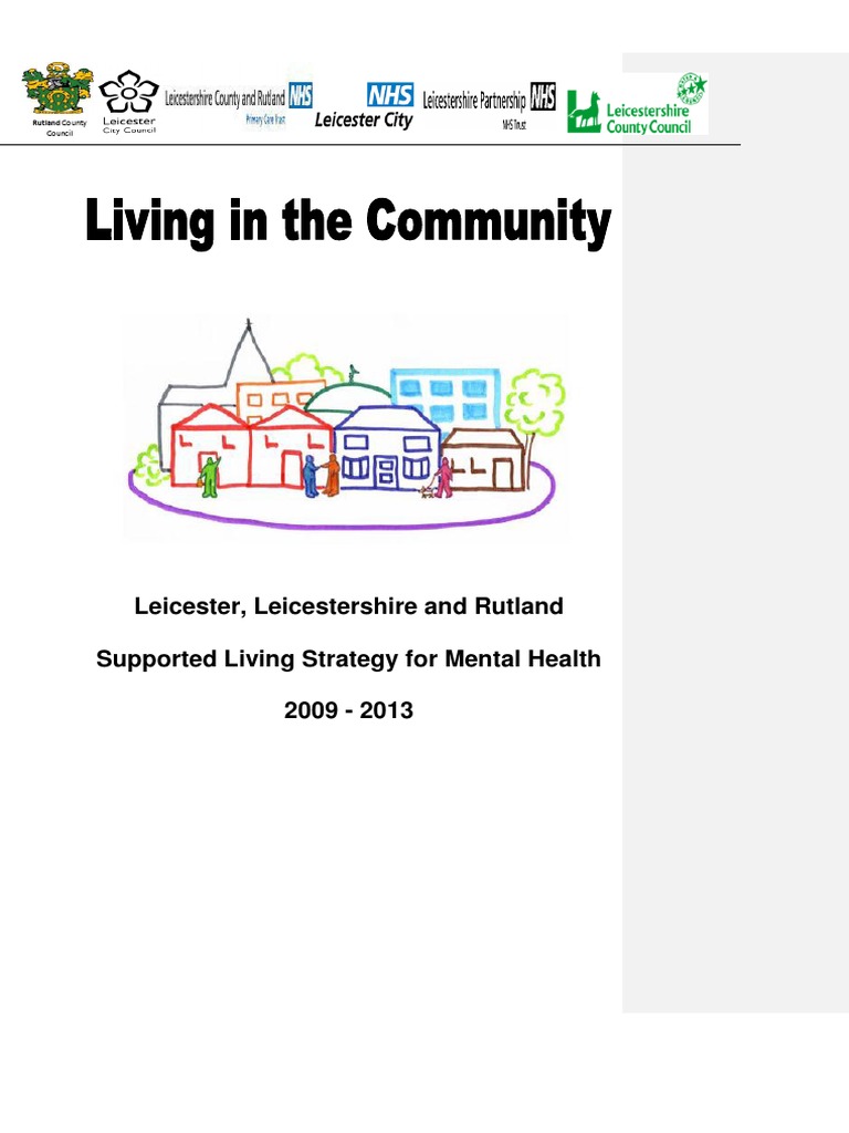 Supported Living Strategy For Mental Health | PDF | Mental Health ...