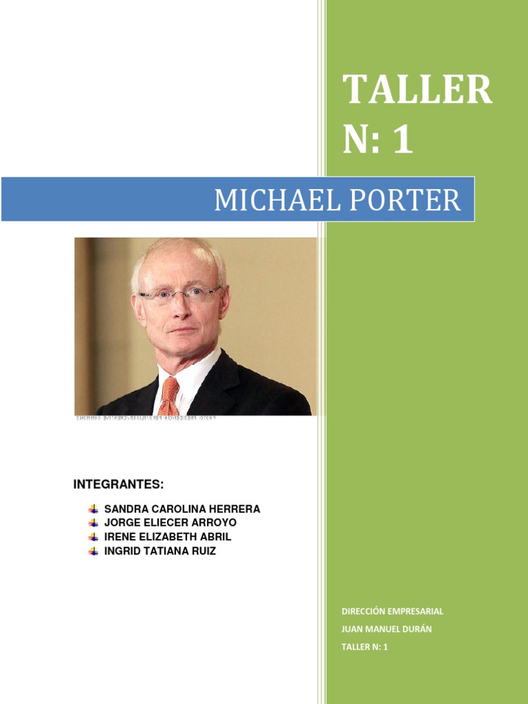 Teoría de Michael Porter en Estrategia | PDF | Cadena de valor ...