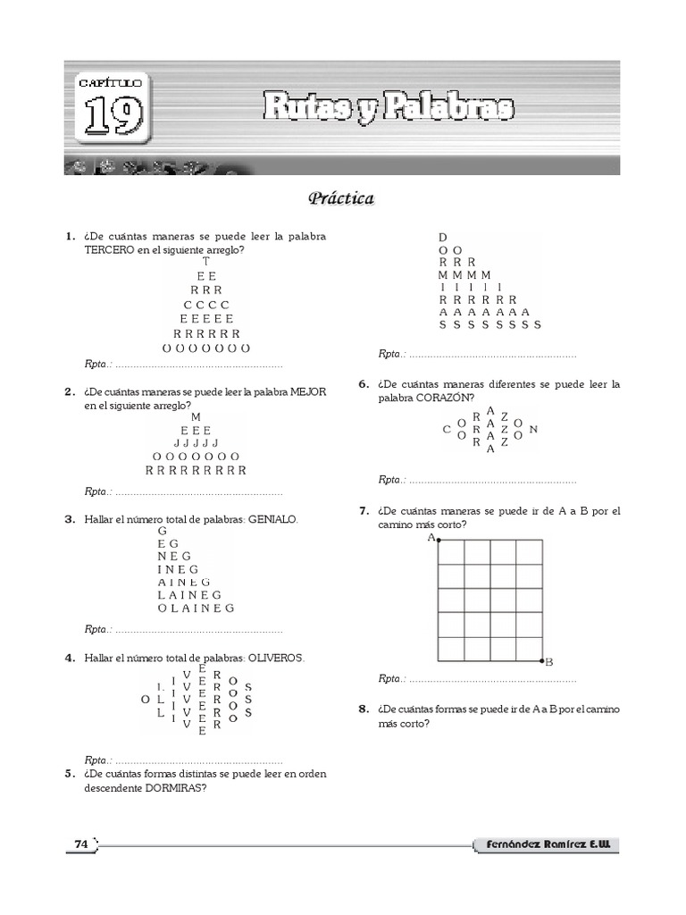 7 RM - Saco Oliveros 3ro Sec | PDF | Permutación | Función (Matemáticas)