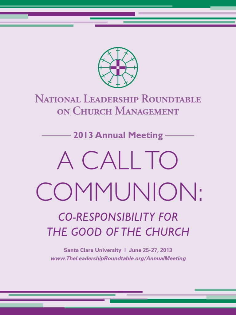 A Call To Communion:: National Leadership Roundtable On Church ...