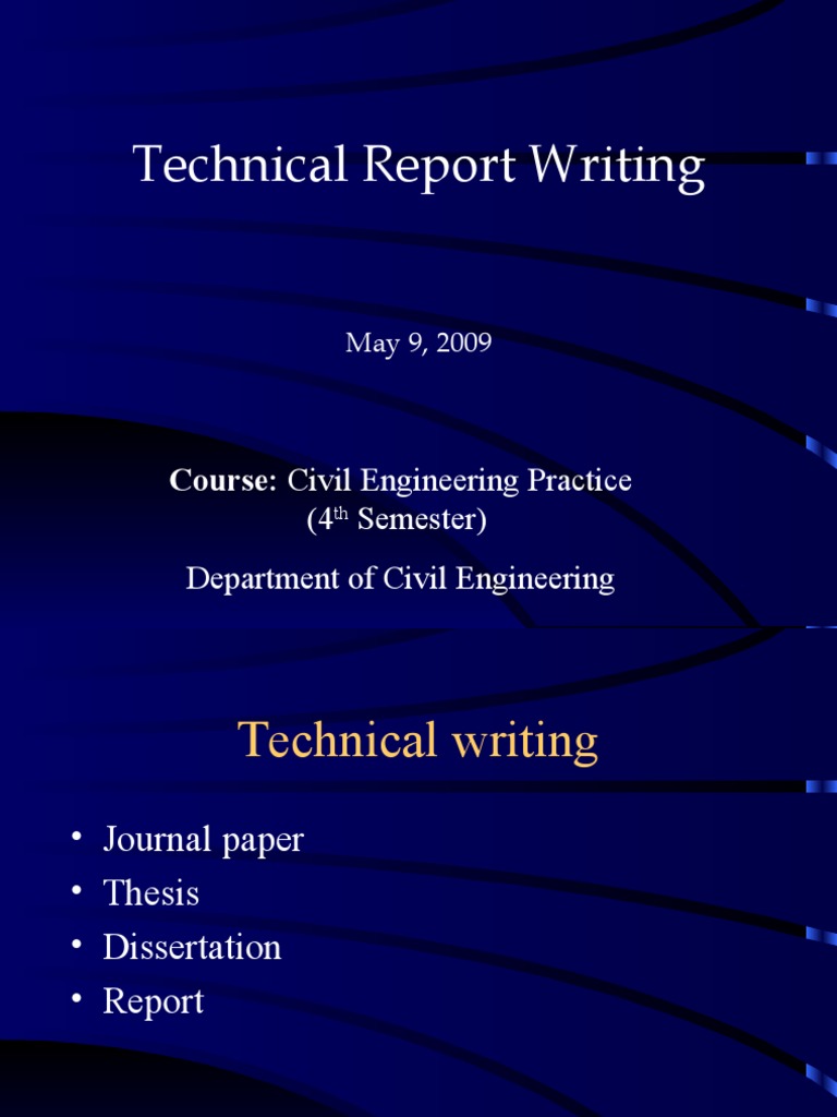 Lecture 07 Technical Writing Pdf Thesis Design