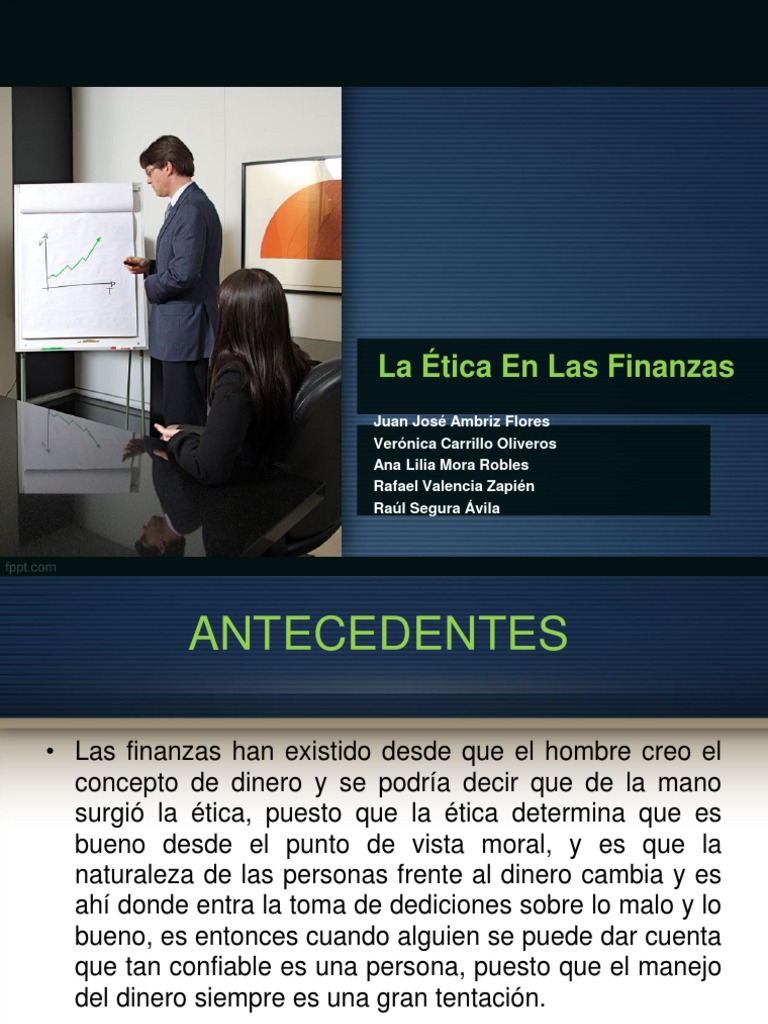 1.4 La Etica en Las Finanzas | PDF | Moralidad | Comportamiento
