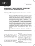 ESTRO Booklet 7 | PDF | Radiation Therapy | Quality Assurance