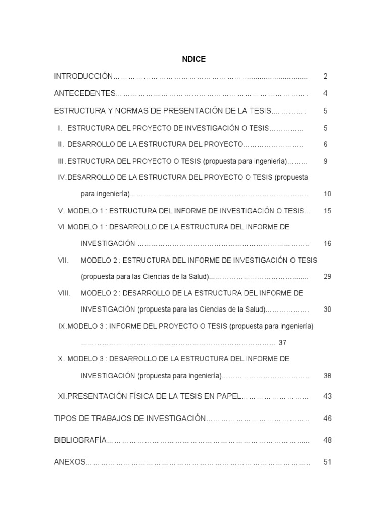 Estructura de Una Tesis | PDF | Teoría | Hipótesis