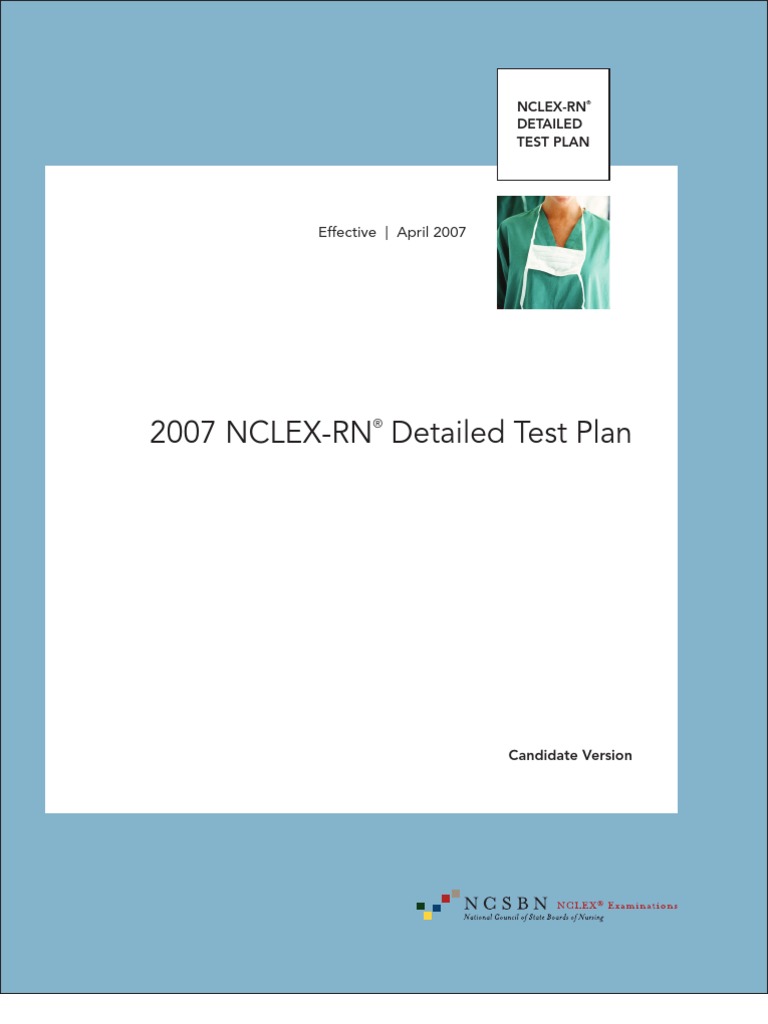 NCLEX-RN Test Plan (Detailed Candiate Version) | PDF | National Council ...