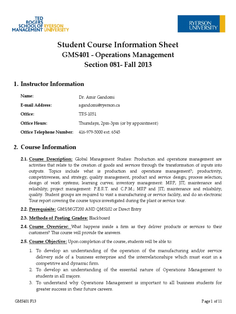 FGFGH | PDF | Operations Management | Test (Assessment)