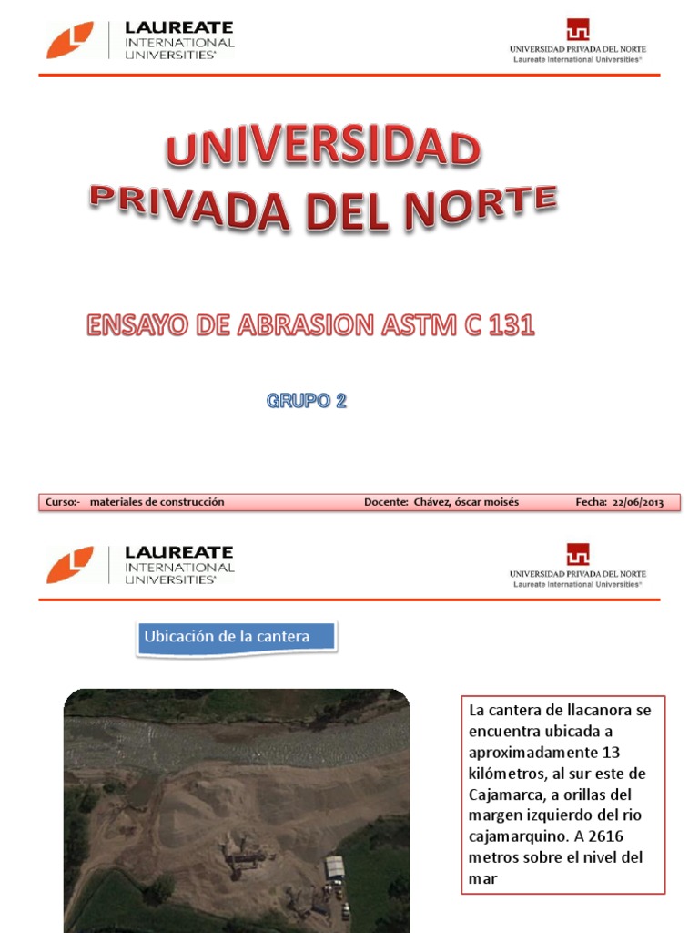 Abrasion ASTM C 131 | PDF | Naturaleza