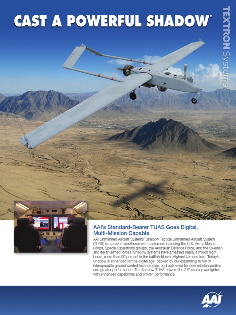 AAI Shadow 200 | PDF | Unmanned Aerial Vehicle | Military Science