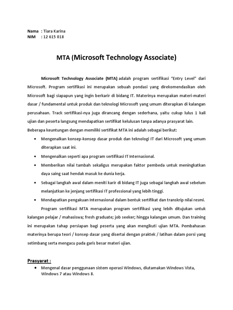 Mta | PDF