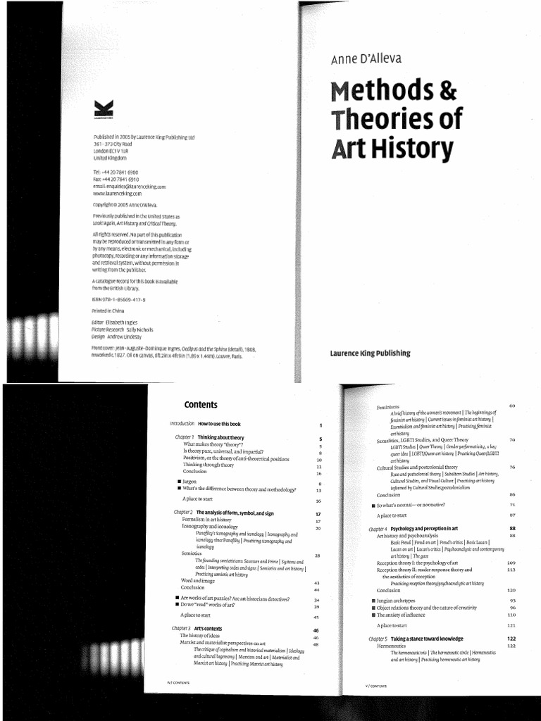 Methods & Theories of Art History | PDF