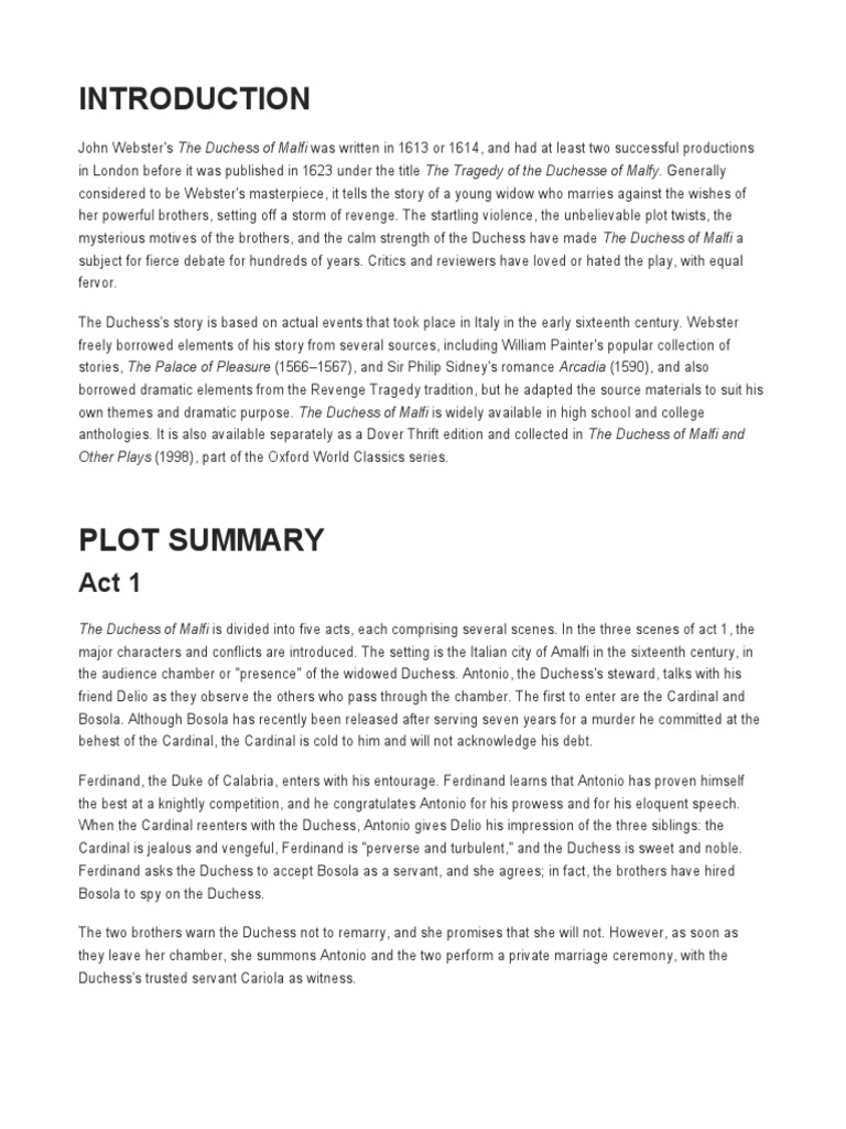 The Duchess of Malfi | PDF | Poetry