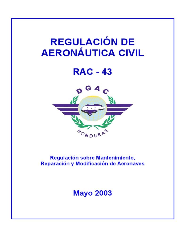 Rac 43 Rev.01 - Completo PDF | PDF | Helicóptero | Tren de aterrizaje