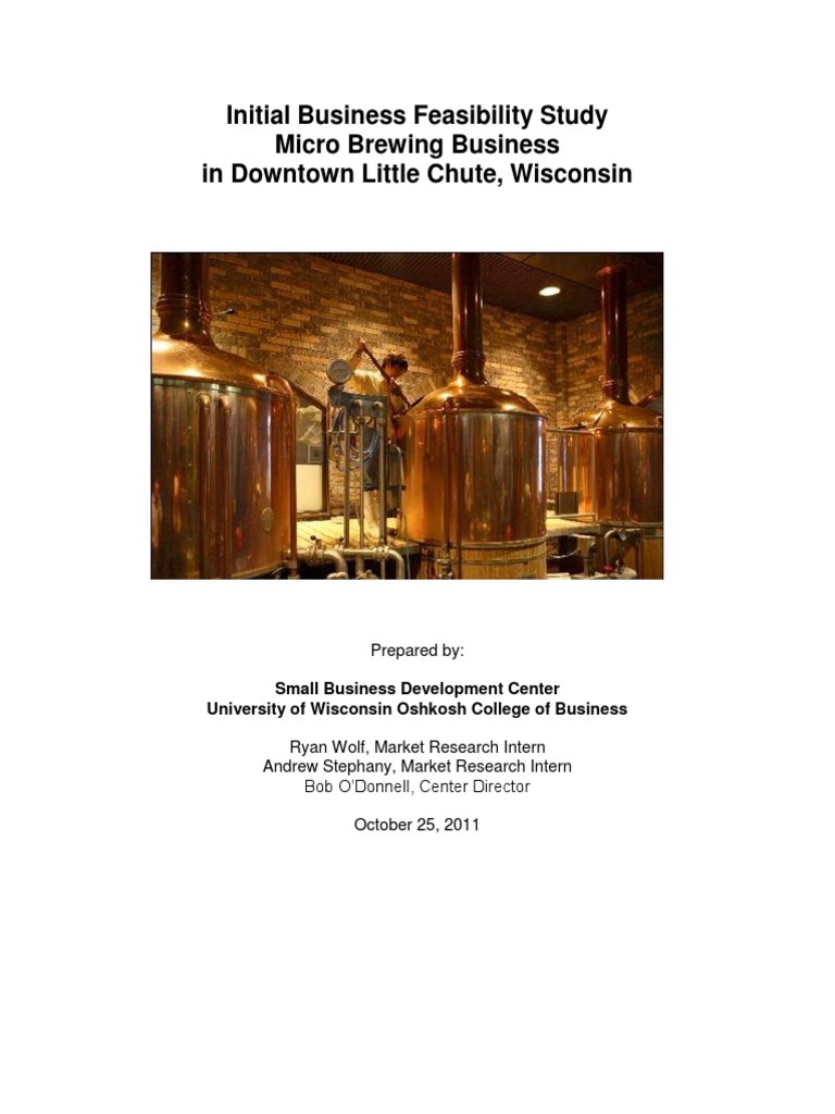 Brewery Business Plan Sample | PDF | Microbrewery | Brewery