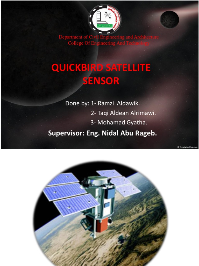 Quickbird Satellite Sensor | PDF | Earth Sciences | Geographic Data And ...