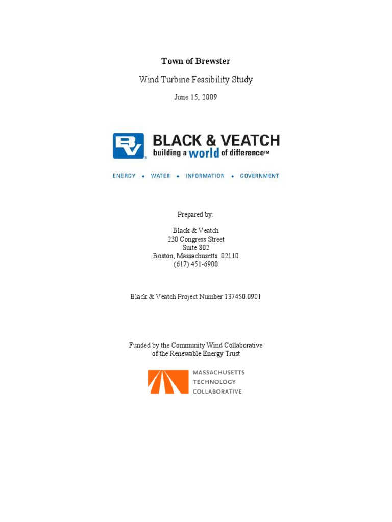 Wind Turbine Feasibility Study | Download Free PDF | Wind Power | Wind ...