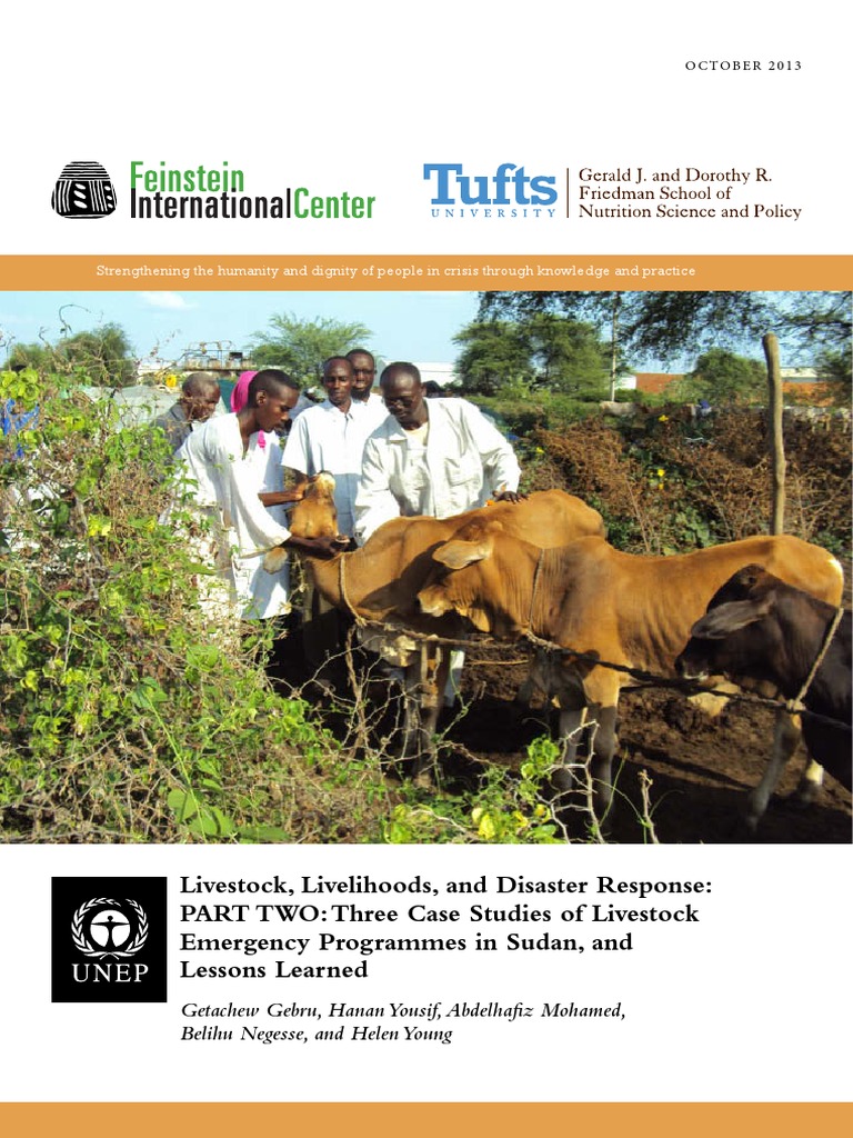 Livestock, Livelihoods, and Disaster Response: PART TWO: Three Case ...