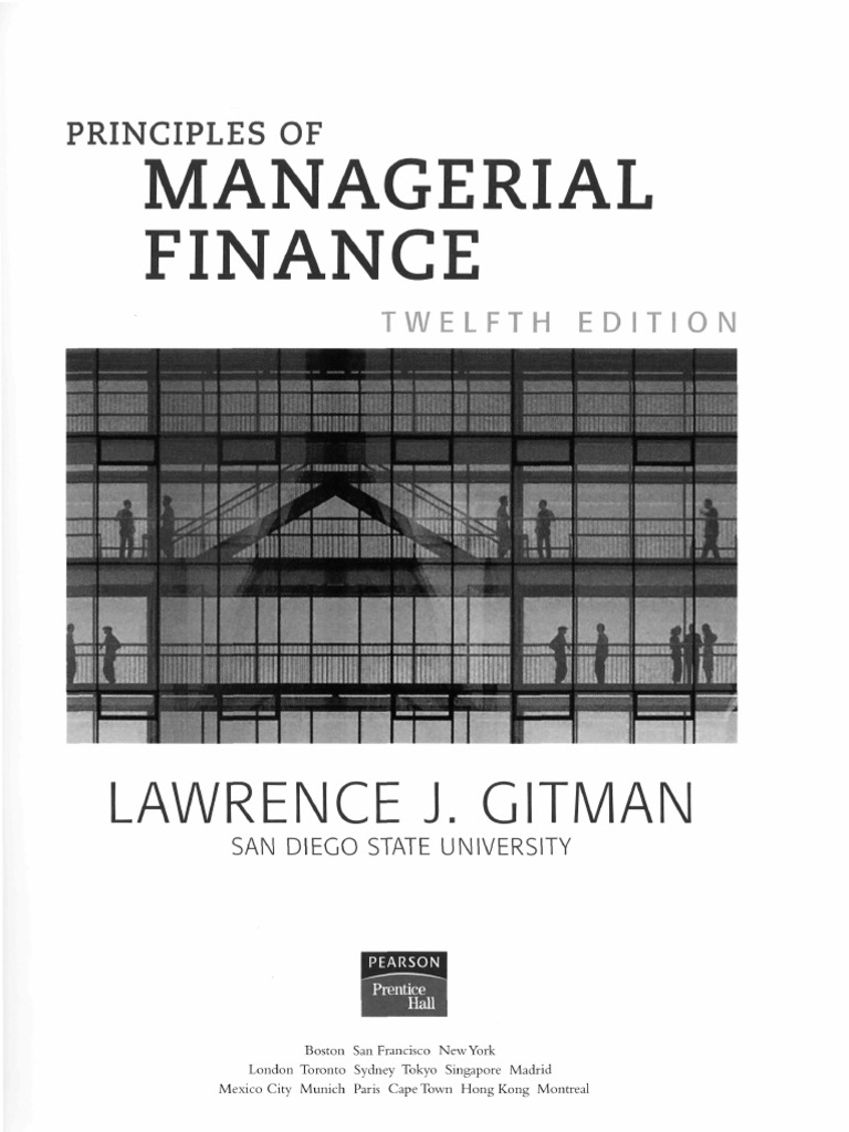 Managerial Finance by Gtman 5th Edition | PDF | Cost Of Capital ...