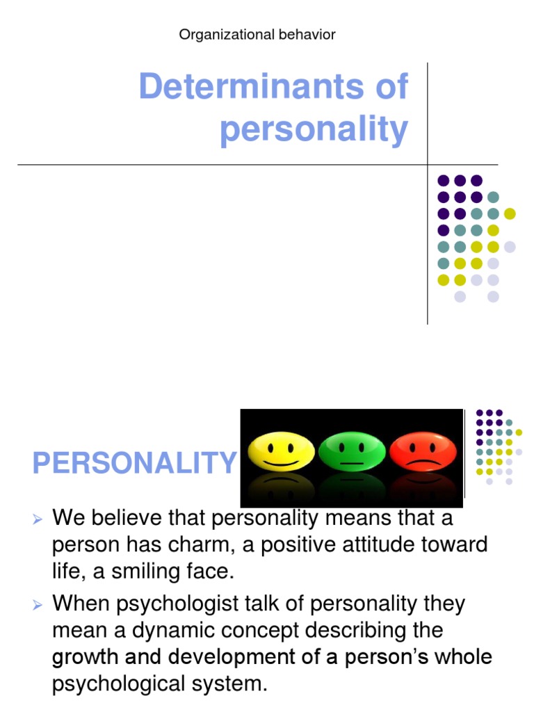 Determinants of Personality | PDF | Extraversion And Introversion | Thought