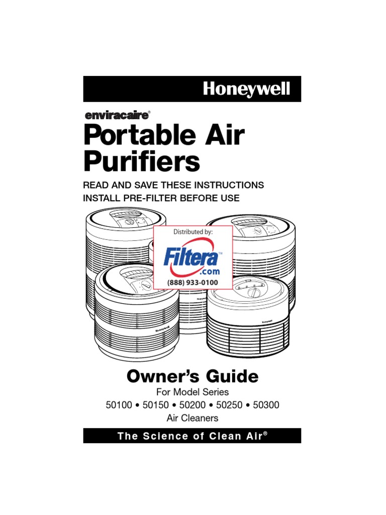 Honeywell 50250 HEPA Air Purifier | PDF | Ac Power Plugs And Sockets ...