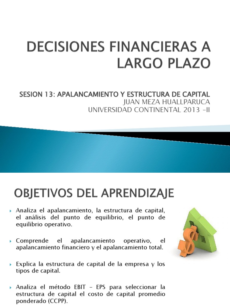Apalancamiento y Estructura Del Capital | PDF | Apalancamiento (Finanzas) | Compartir (Finanzas)