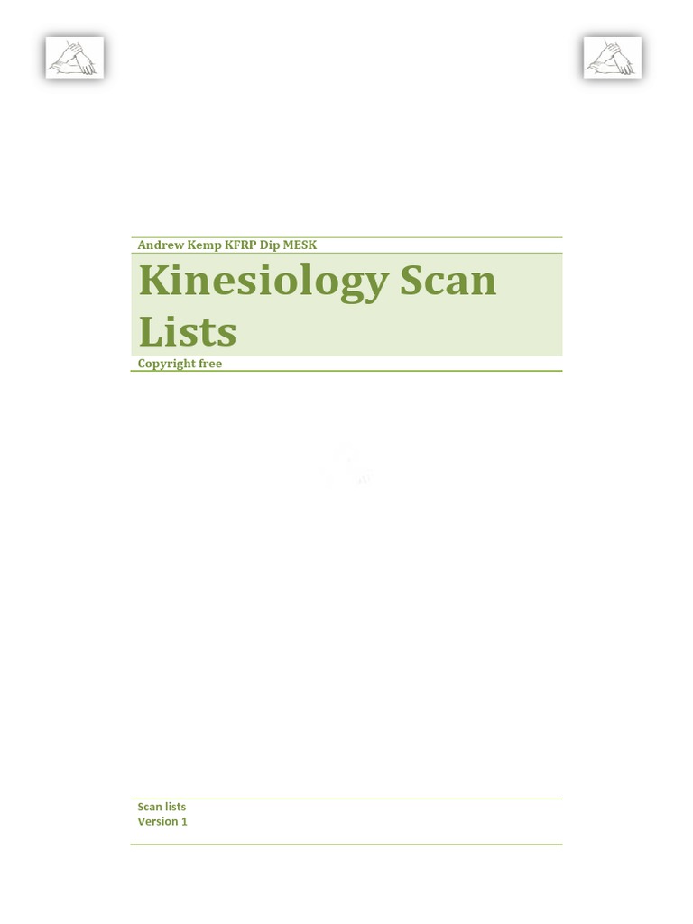 PDF - Scan Lists | PDF | Nervous System | Forgiveness