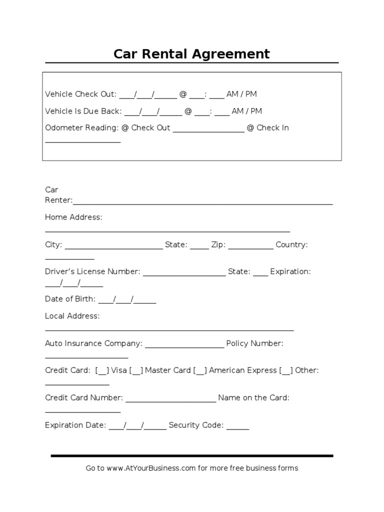 Car Rental | PDF | Renting | Car Rental