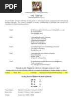 POB Grade 10 Course Outline - Docx-1 | PDF | Critical Thinking | Learning